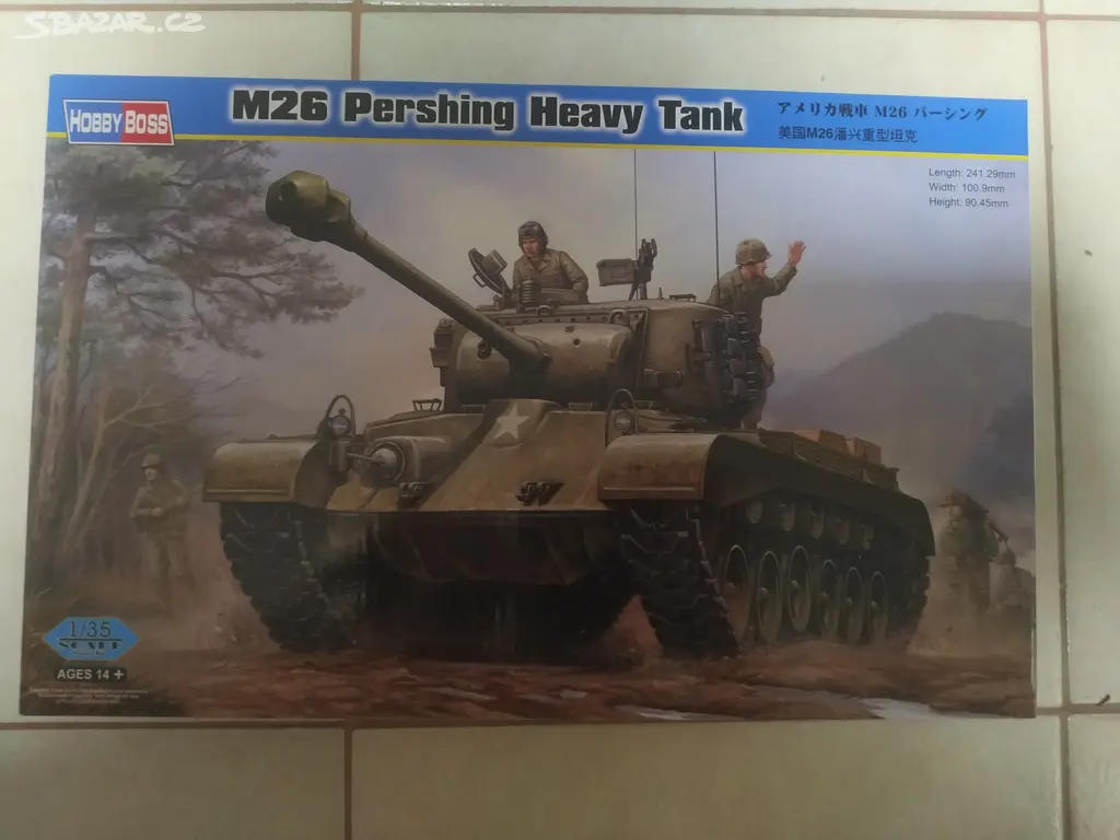 Tank M26 Pershing 1:35 (plastikový model) - Prostějov - Bazar - Sbazar.cz
