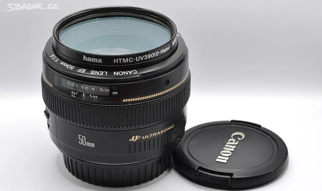 Canon EF 50mm f/1.4 USM **full-frame Pevný *UV - České Budějovice ...