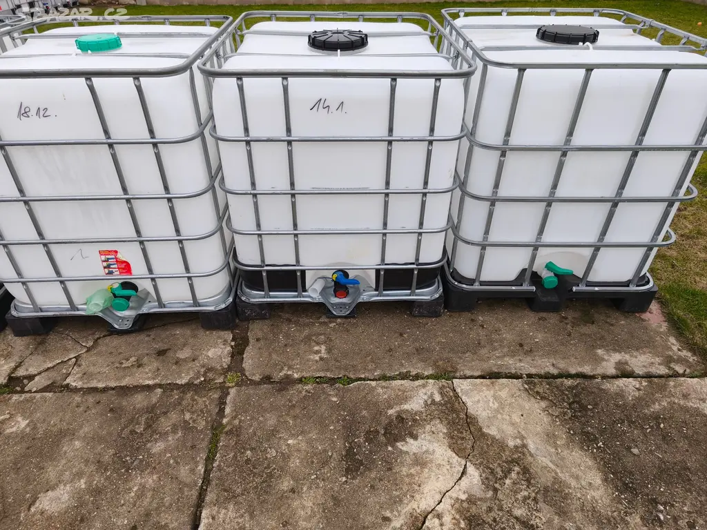 Ibc kontejner 1000l - Horní Počaply - Bazar - Sbazar.cz