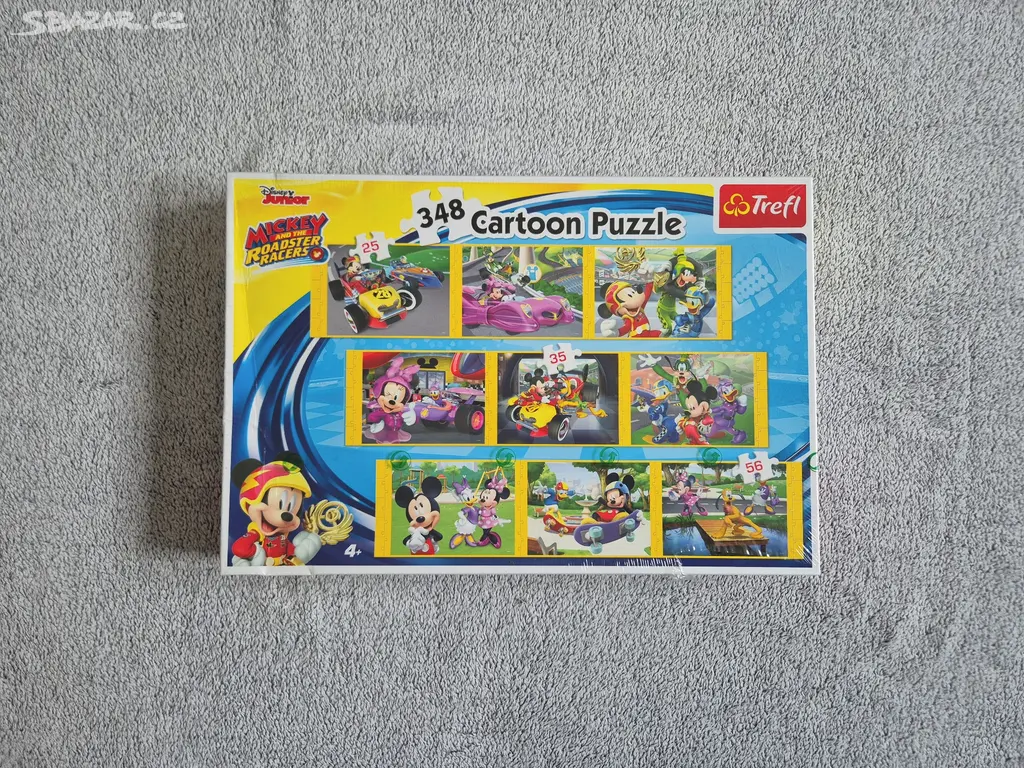 Cartoon puzzle Mickey and the roadster racers - Olomouc, Bělidla ...