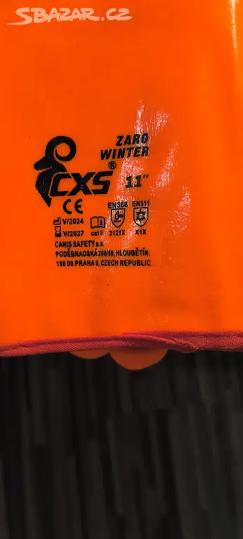 30 párů Pracovní rukavice cxs Zaro winter 11 - Petřvald - Bazar - Sbazar.cz
