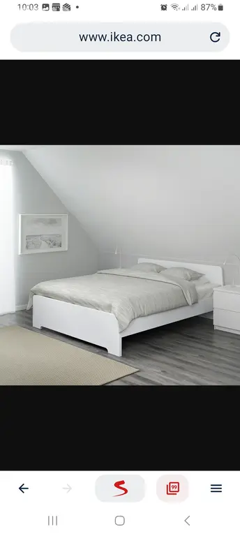 Postel Ikea ASKVOLL 160x200 - Davle - Bazar - Sbazar.cz