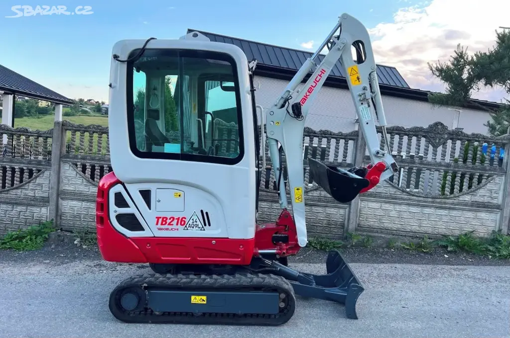 TAKEUCHI TB216 ROK 2017 RYCHLÉ JEDNÁNÍ / TOP STAV - Frýdek-Místek ...