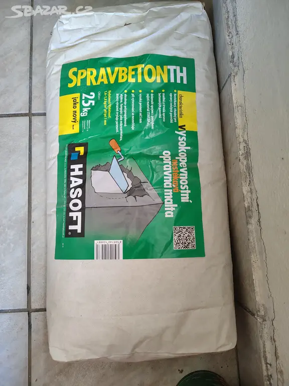 SPRAVBETON TH 25kg, 1 kus, opravný beton Hasoft - Pavlov - Bazar ...